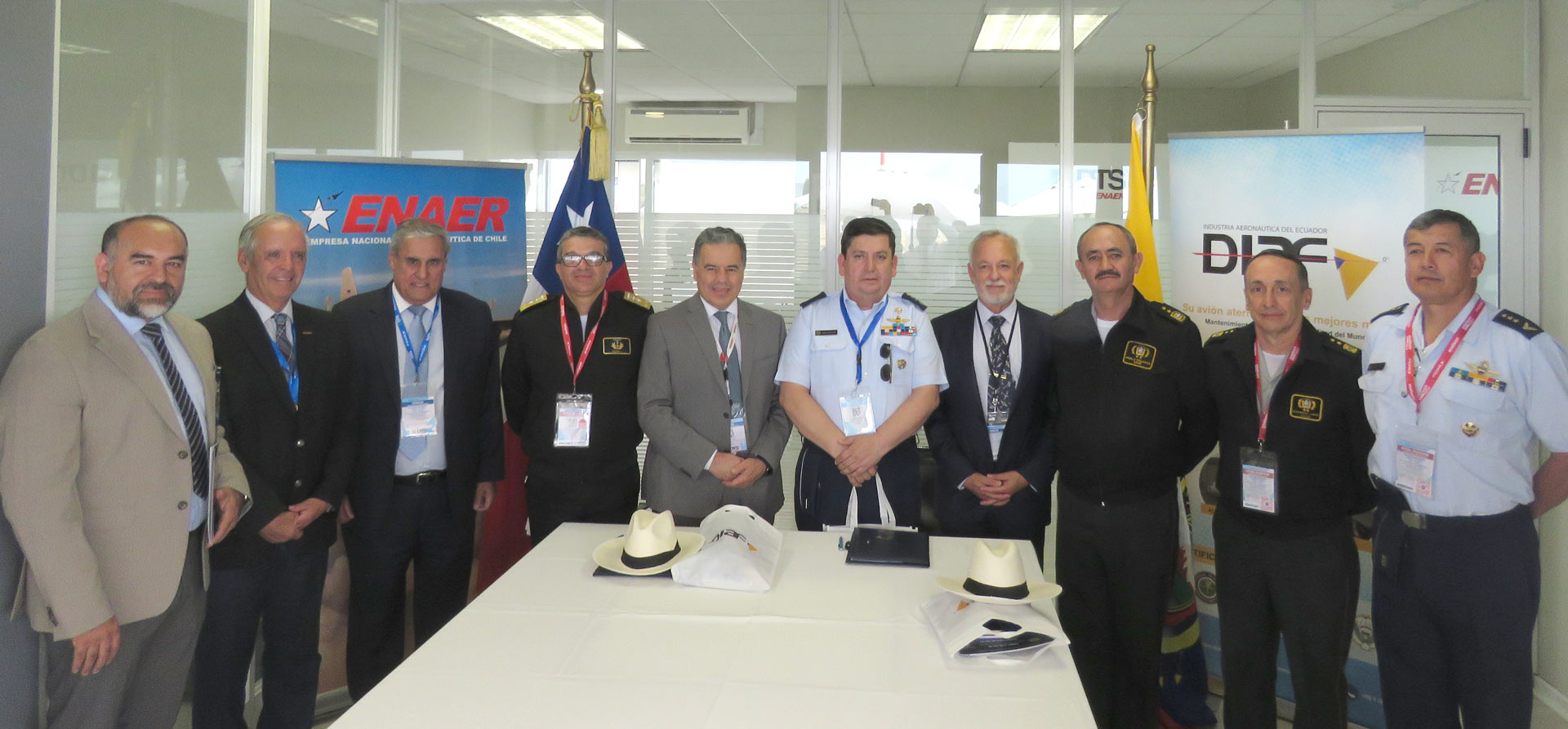 ACUERDO MARCO ENTRE ENAER Y DIAF DE ECUADOR – ENAER